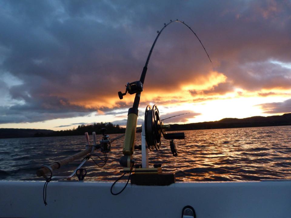 Aya T's Arran 16 Boat. Ferox 85 Club Fishing Brown Trout Loch Awe