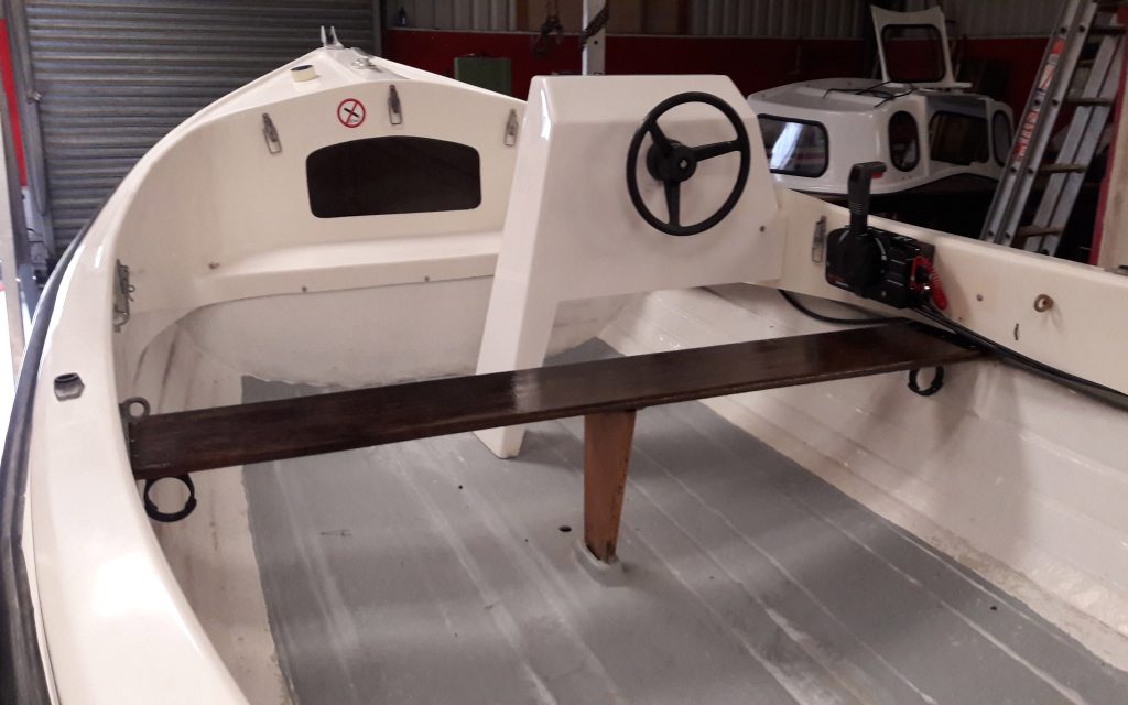 Arran 16 boat refit inc new engines seats cuddy and cover June 2017 ...