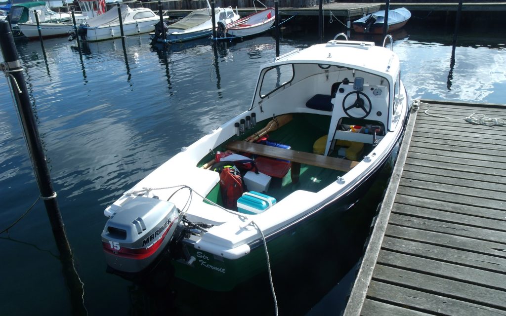 "Sir Kermit" the only original green Arran 16 - Arran Boats