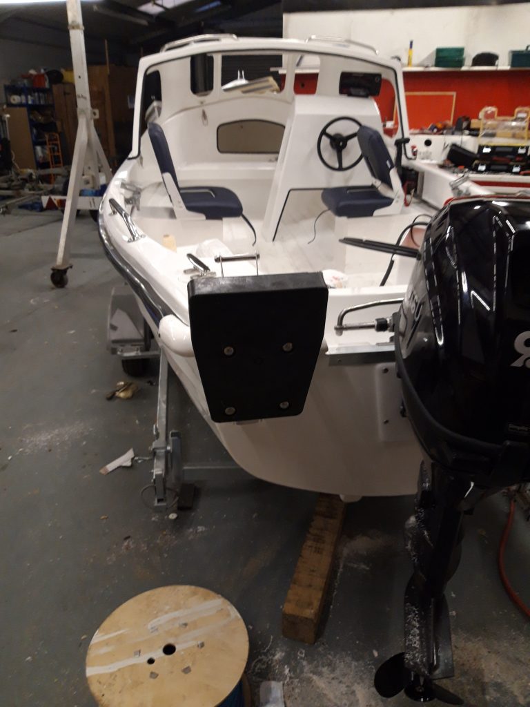 New build Arran 16 with 9.8hp Tohatsu Mercia roller trailer - Arran Boats