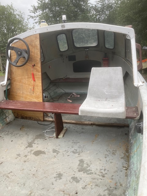 The refit of Isabelle an early Arran 16 - Arran Boats