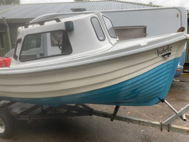The refit of Isabelle an early Arran 16 - Arran Boats