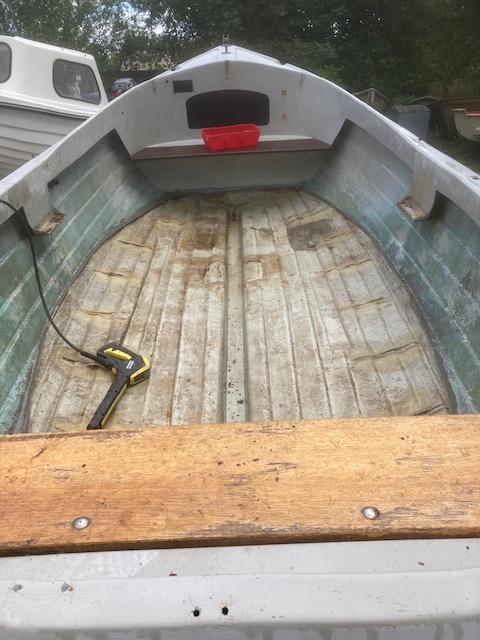 The refit of Isabelle an early Arran 16 - Arran Boats