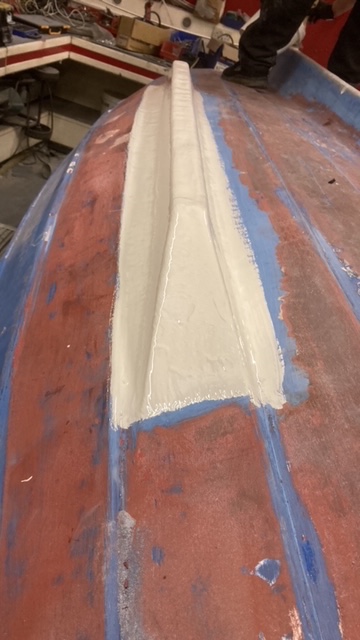 Orkney Fastliner 16 Keel Repair - Arran Boats