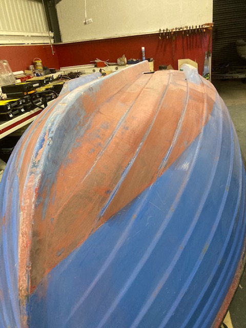 Orkney Fastliner 16 Keel Repair - Arran Boats