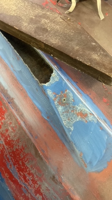Orkney Fastliner 16 Keel Repair - Arran Boats
