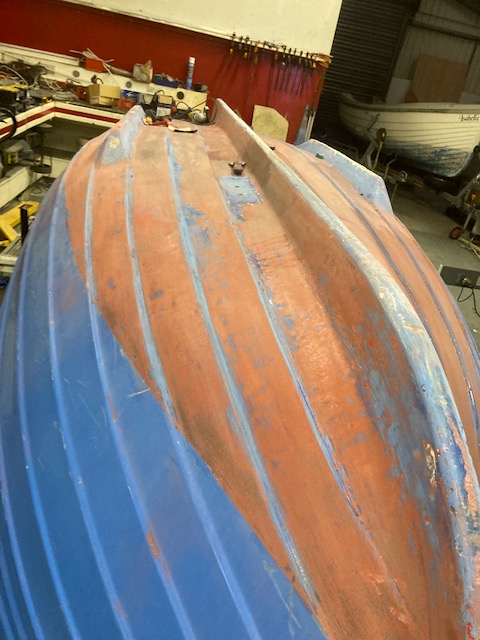 Orkney Fastliner 16 Keel Repair - Arran Boats