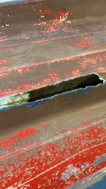Orkney Fastliner 16 Keel Repair - Arran Boats